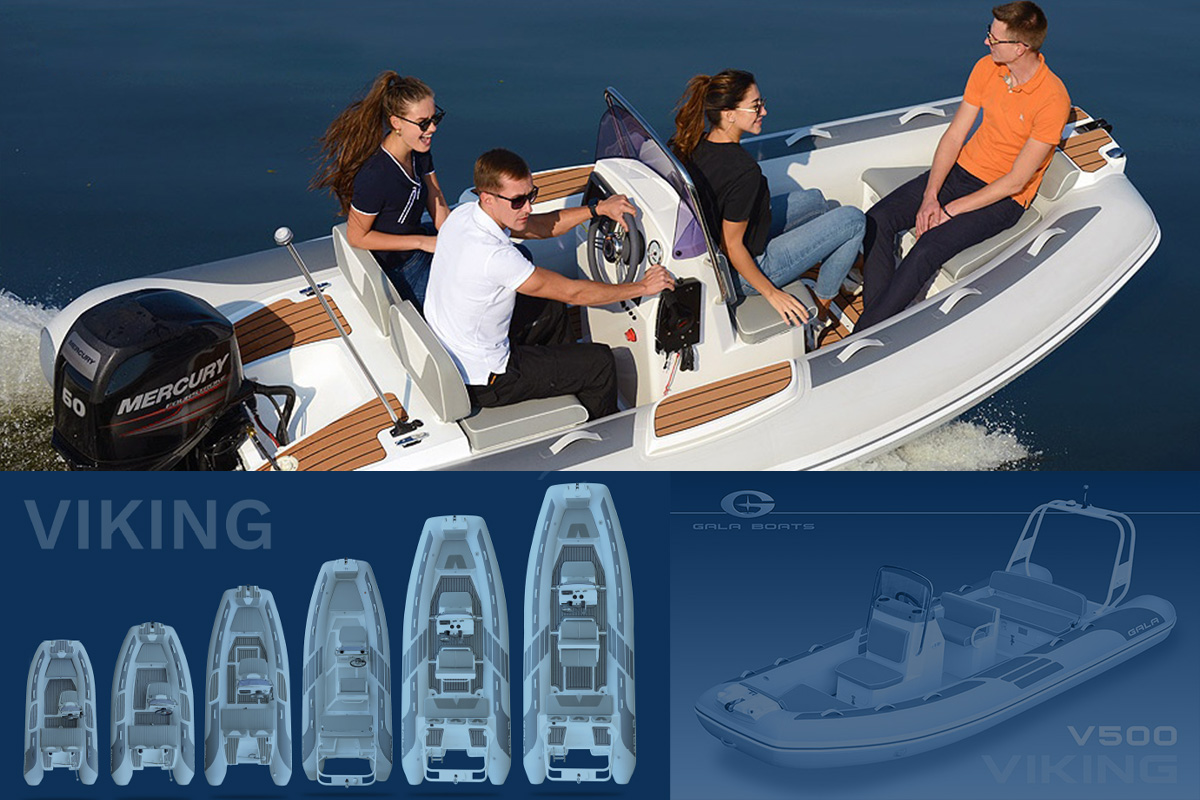 Angelboot Gala Aluminium RIB Fishing Edition